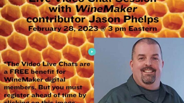 Live Chat with Jason Phelps - WineMakerMag.com
